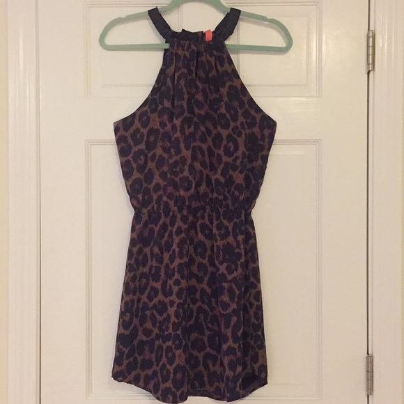 Eight Sixty | Dresses | Nwt Eight Sixty Leopard Halter Dress Size S ...